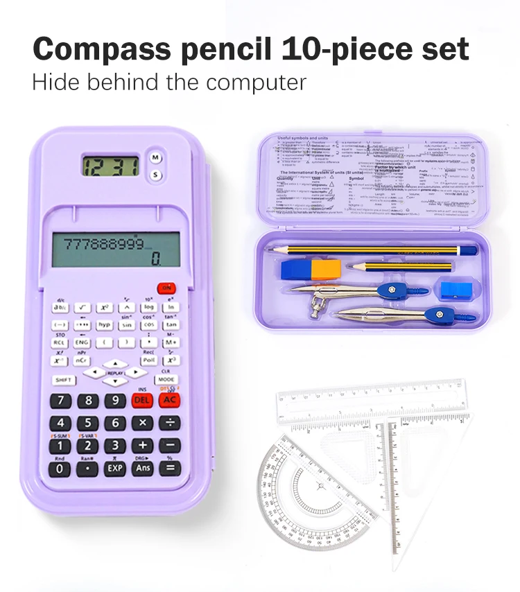 Students Scientific Calculator Electronic Desktop Multi-Function ...