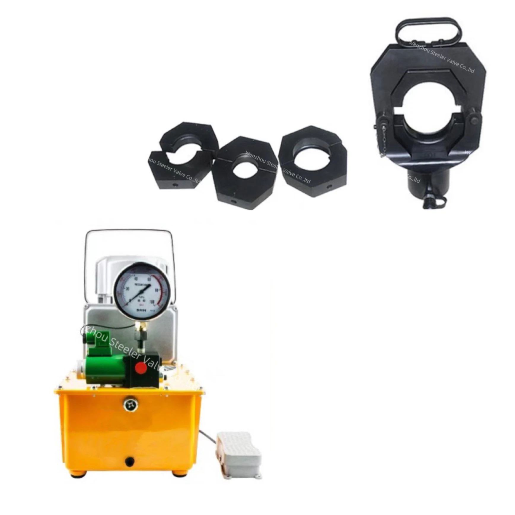 Dn60-dn100 Stainless Steel Pipe Clamp Forceps With Solenoid Valve ...