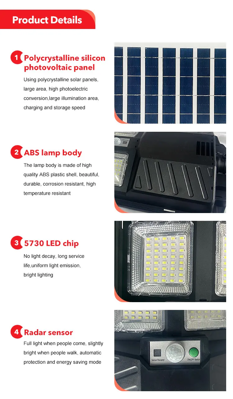 Smart Radar Sensing Solar Panels - Efficient Street Lighting