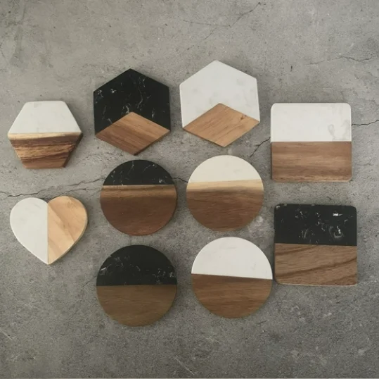 Custom Size Marble Board Coasters - Stylish & Sustainable