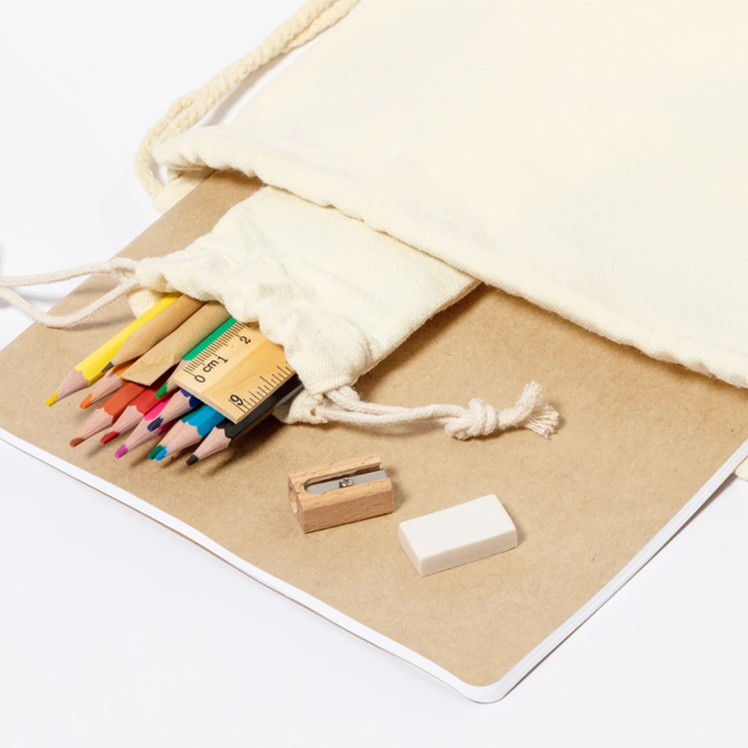 Eco Friendly Promotional Kraft Paper Coloring Notebook With Colored ...