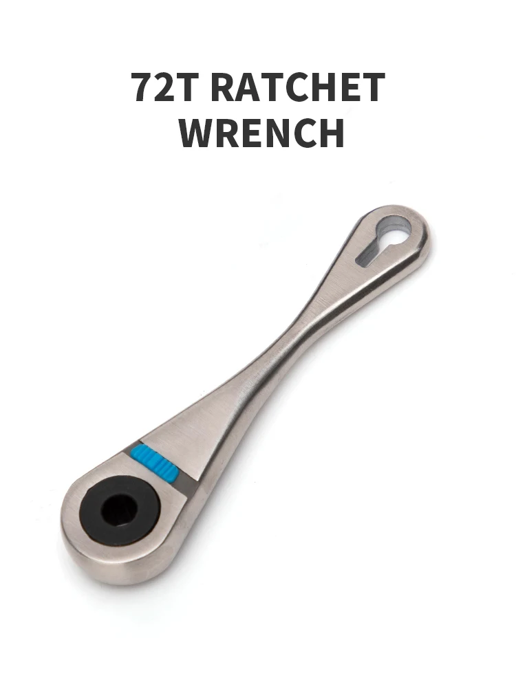 Single-ended Spanner 72 Teeth 1/4" Drive Mini Ratchet Wrench Tools For ...