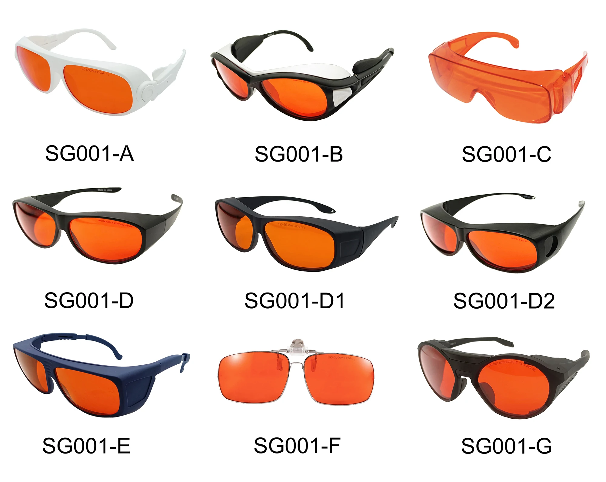 Laser Goggles Protective Glasses 355 & 532nm Shield Protection Eyewear ...