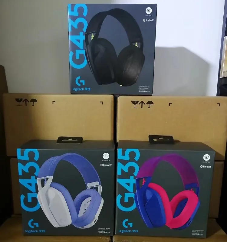 Logitech G435 Lightspeed Wireless Dual Mode Gaming Headset 7.1 Surround ...
