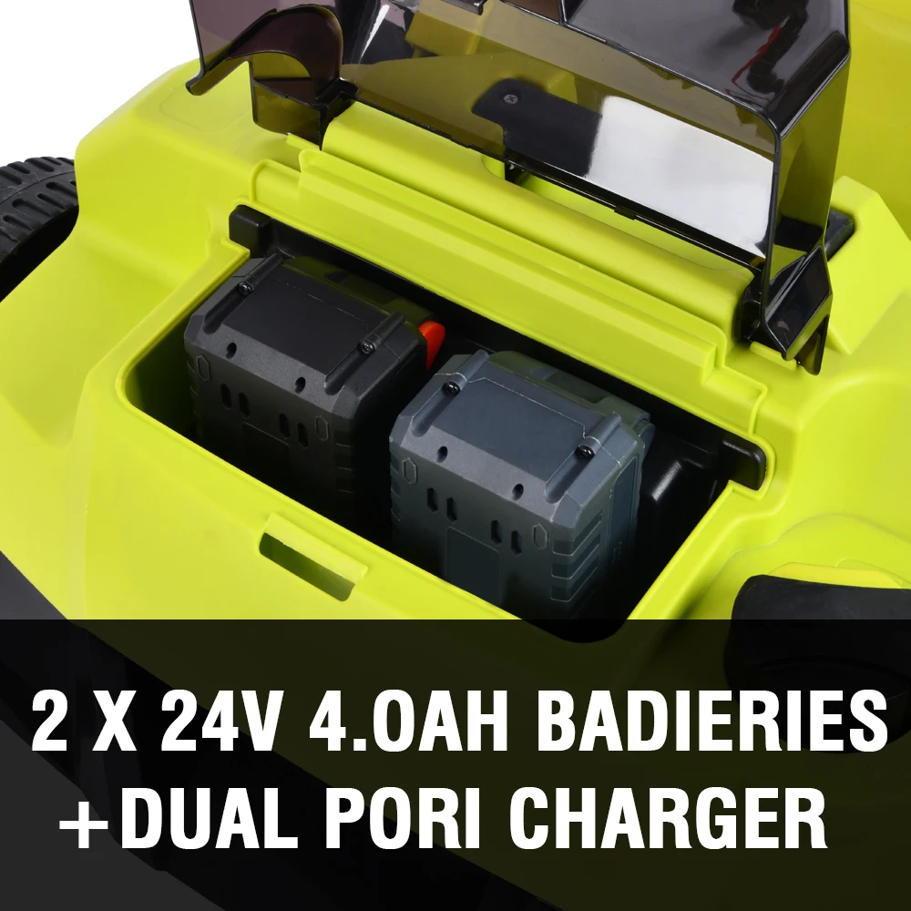 Vertak Garden Lawn Scarifier Machine DC 40V Battery Soil Scarifier and ...