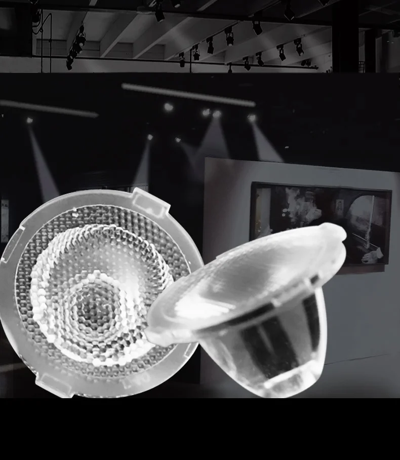 22MM 8 12 24 Degree Narrow Beam 3535 LED Lens for Medical Lights