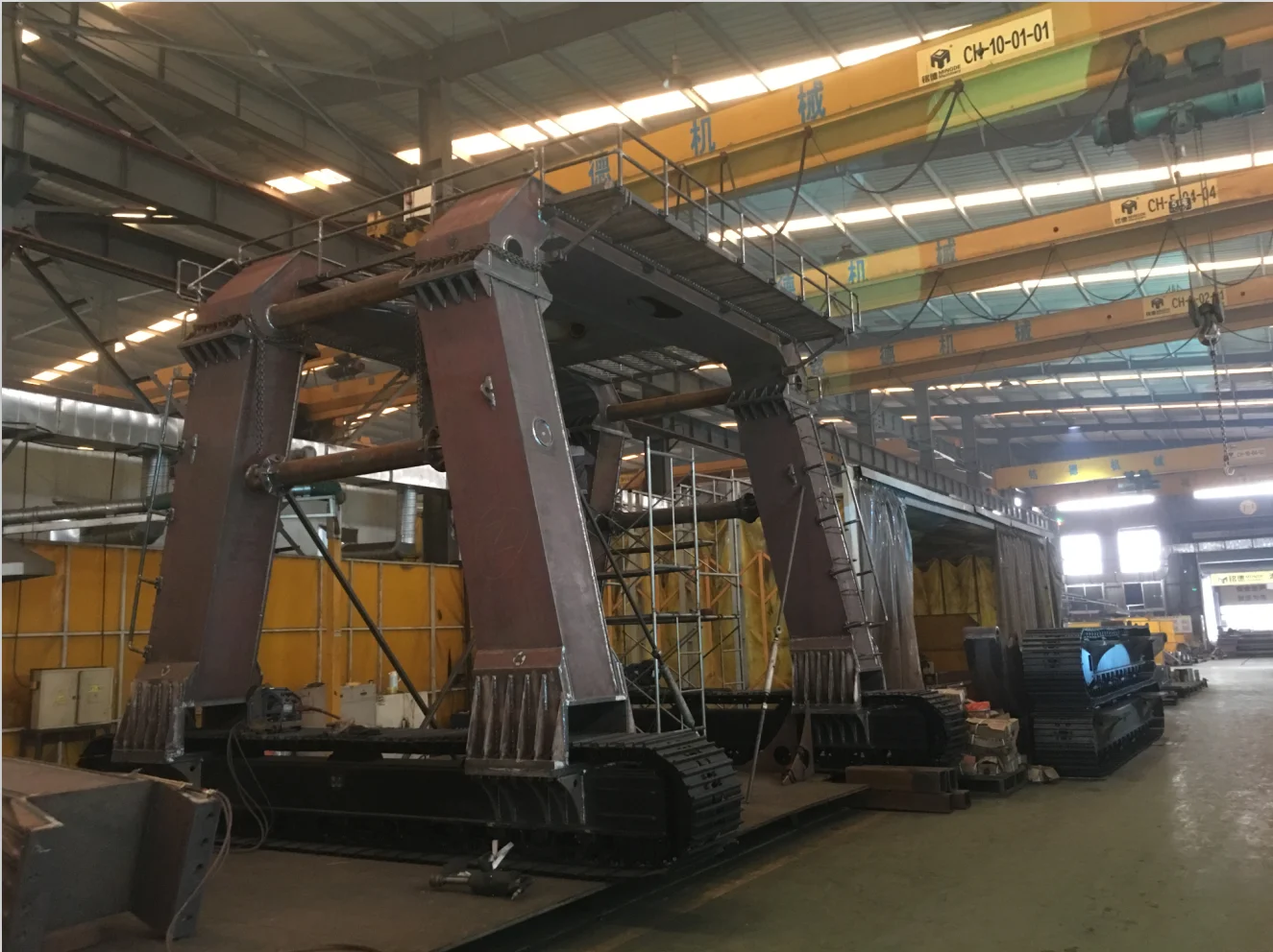 MONDE Excavator Long Leg Coal Rail Mounted Gantry Crane