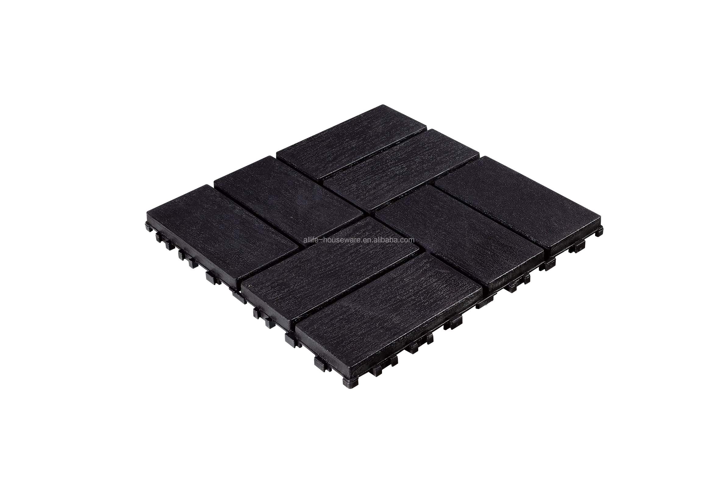 Garden Interlocking Paving Tiles Outdoor WPC Floor Interlocking Stone ...
