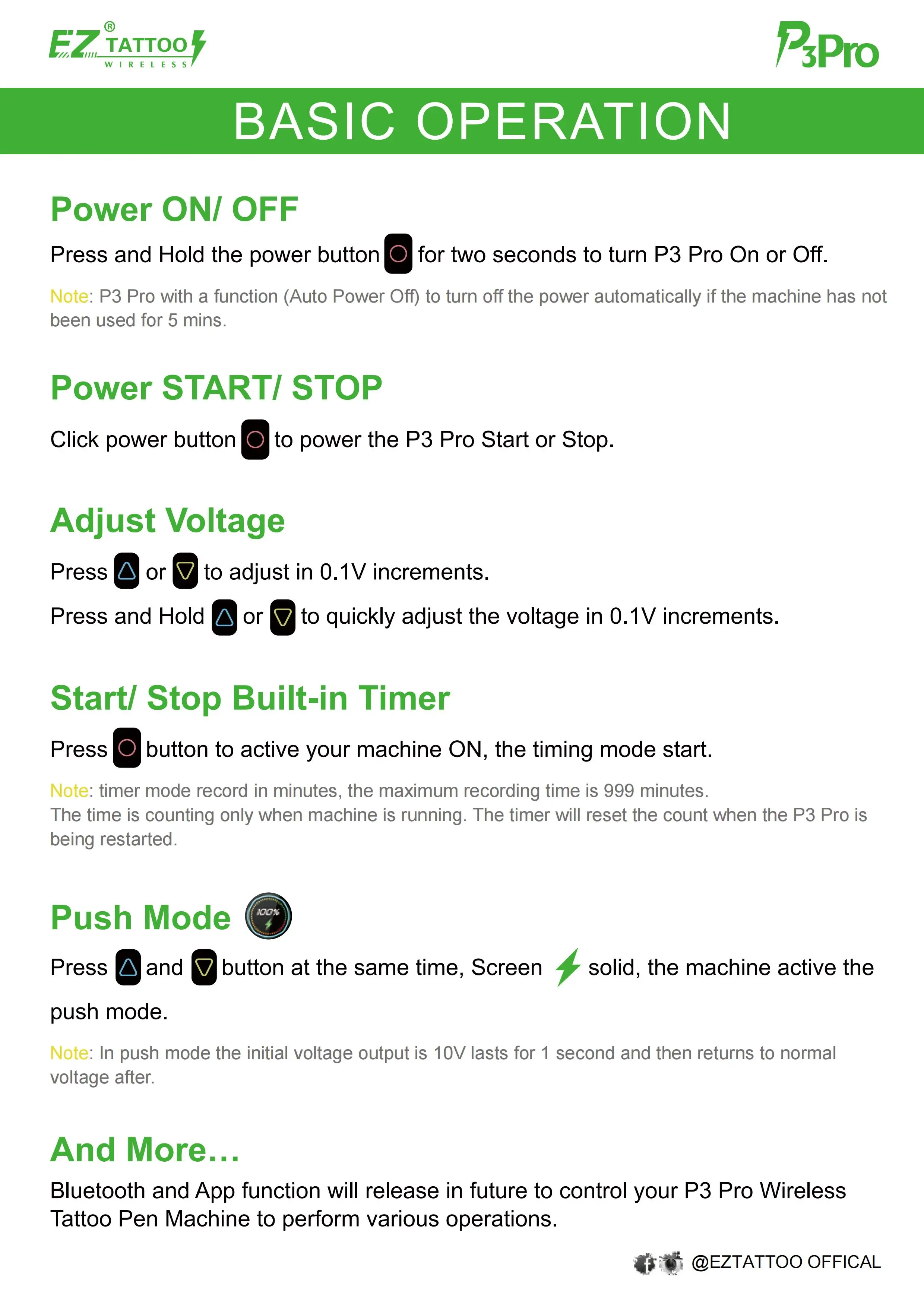 Wholesale Ez Tattoo P3 Pro Matte Manufactory Adjustable Stroke Rotary ...