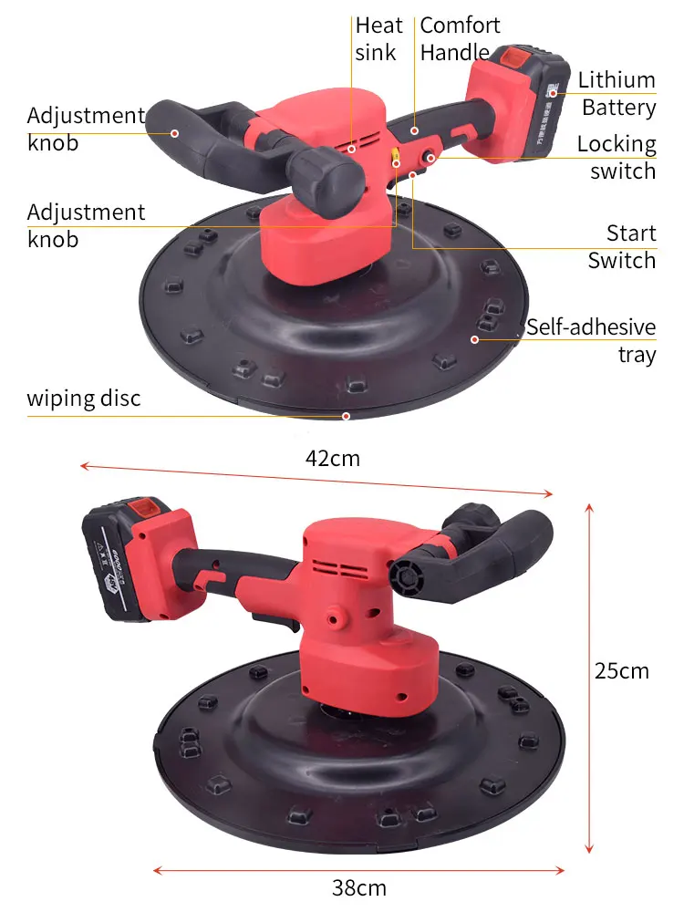 Wholesale Supply Of Small Electric Wall Mortar Smoothing Machine Cement ...
