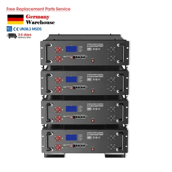 Lvfu 51.2v 48v 100ah 200ah 300ah Lifepo4 Lithium Ion Iron Phosphate Battery Rack Mounted 10kwh ...