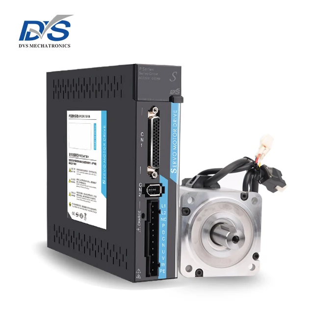 DVS 2024 220v high performance cnc lathe machine RS485 0.75KW 2.39 N.m ...
