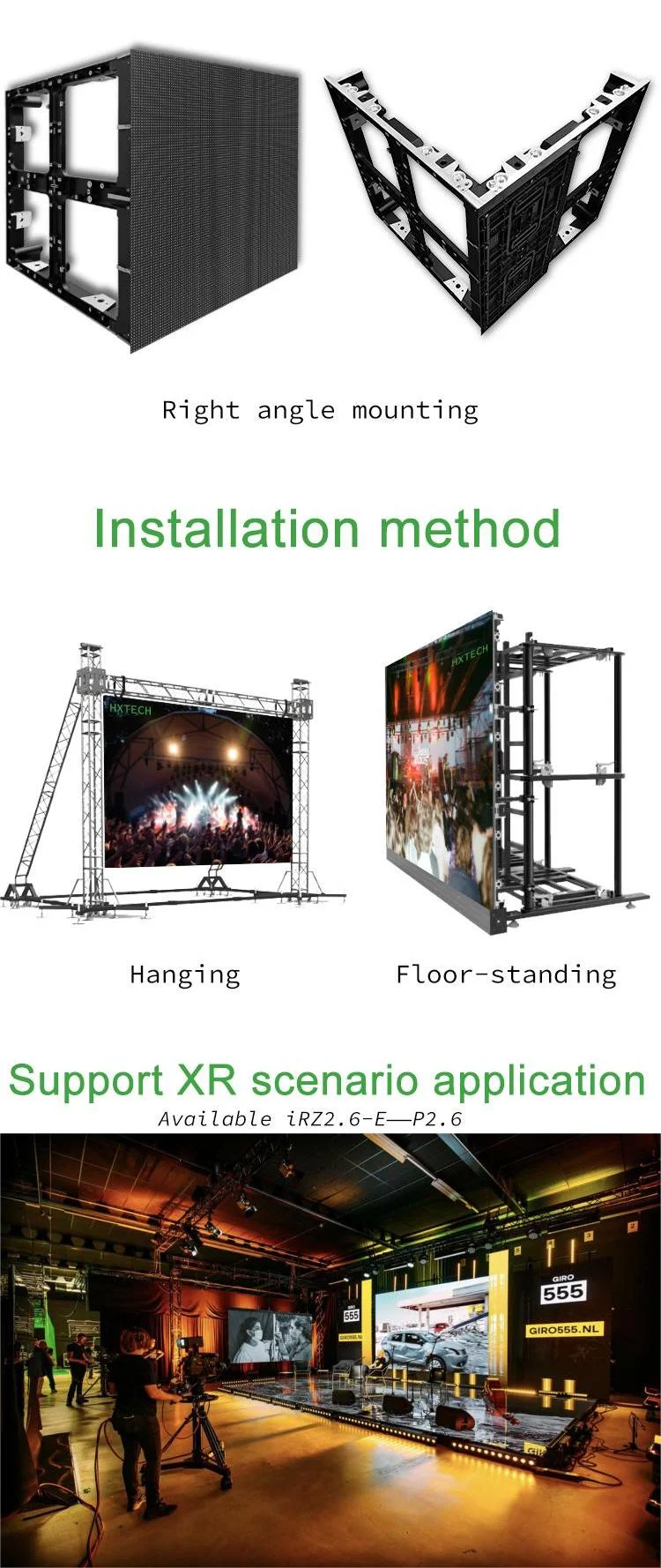 XR Stage LED Display XR P1.95 P2.6 - Indoor Full Color Screen