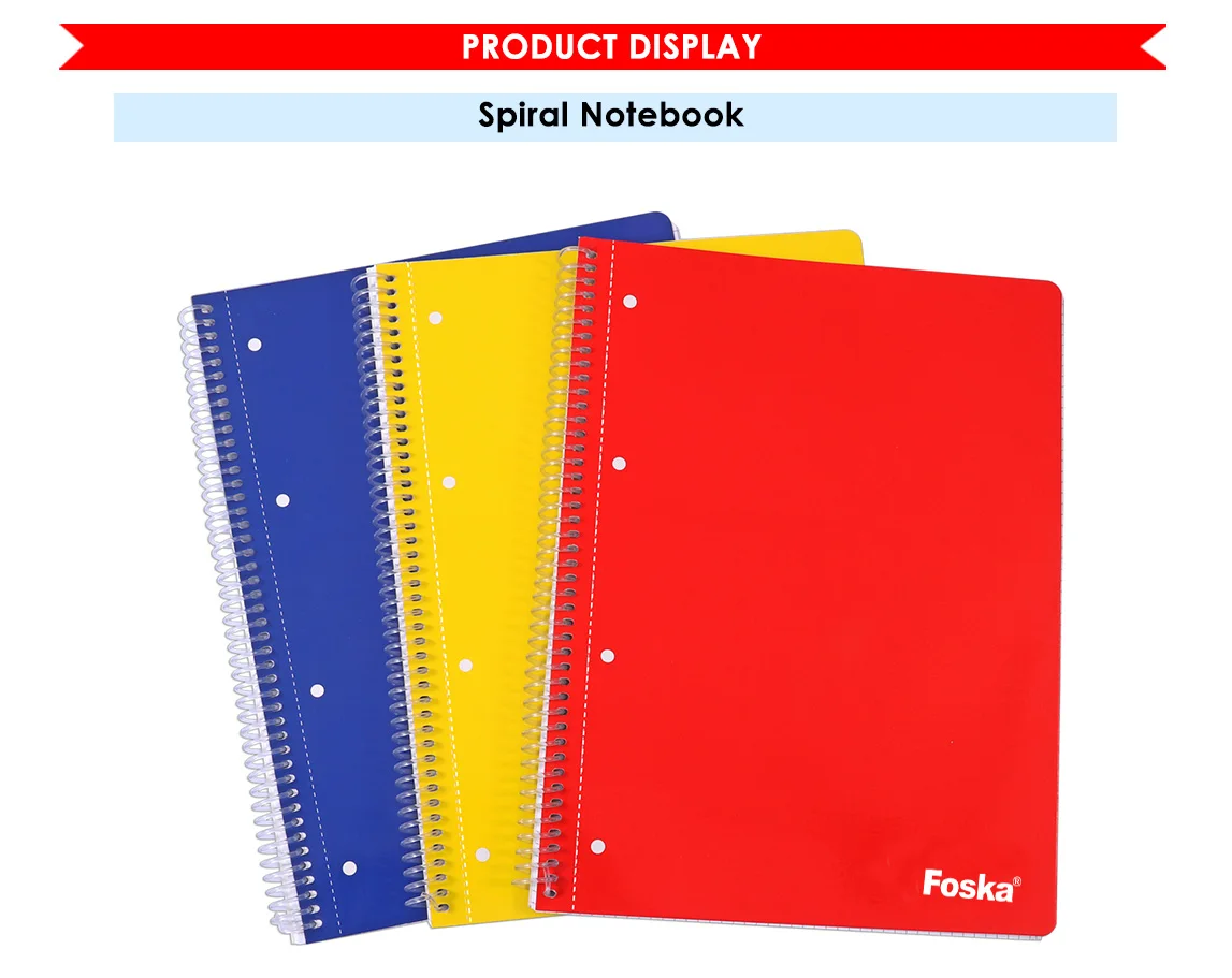 Foska Classical Hard Cardboard Cover - 70 Sheets A4 Notebook
