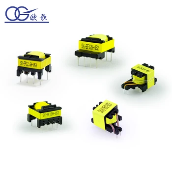 Good Price Ef12-ef16 Transformator 220v 12v Horizontal 7+7pin Single Phase High Frequency ...