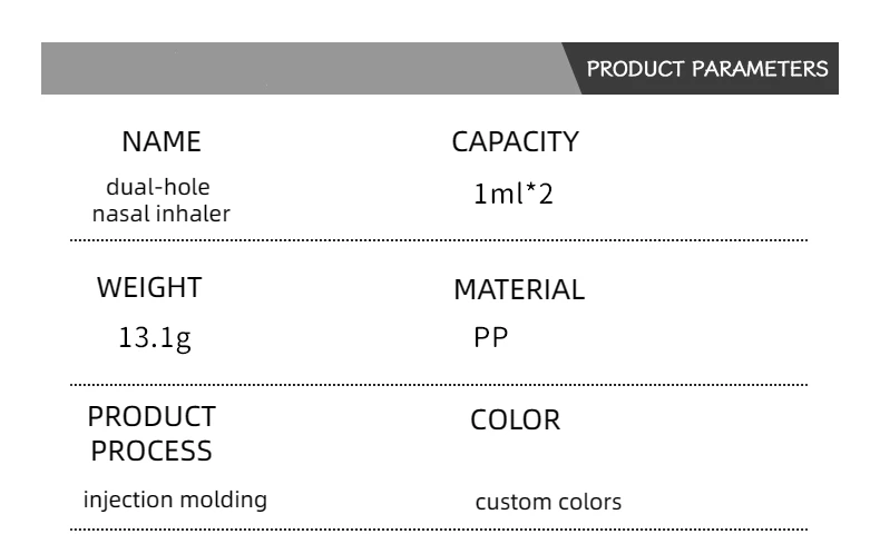 Aromatherapy Nasal Inhaler Blank For Essential Oil Nasal Inhaler Tube ...