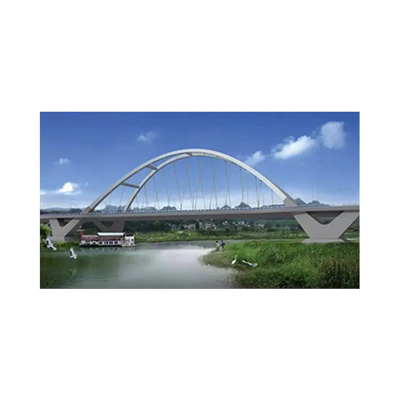 Steel Box Girder Footbridge With Steel Structure Designed By Chinese ...