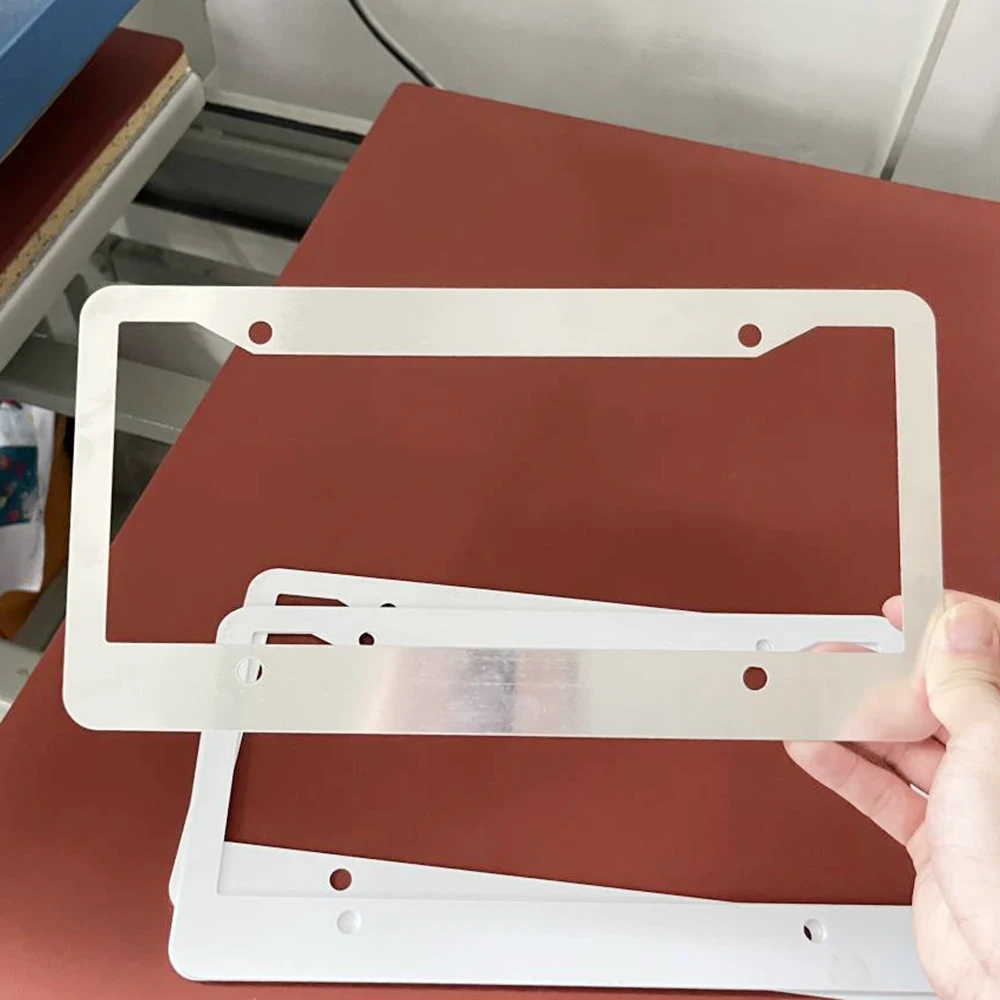 Customizable Sublimation License Plate Frames - 1MM Printing