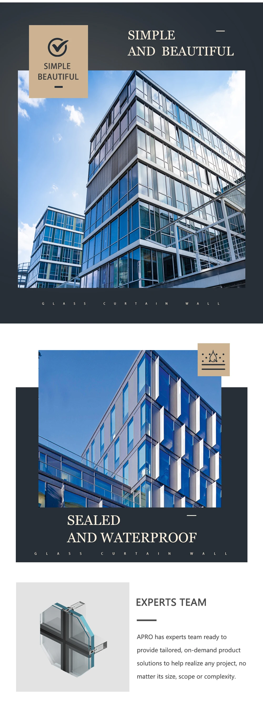 Reflective Glass Facade - Modern Commercial Building Design