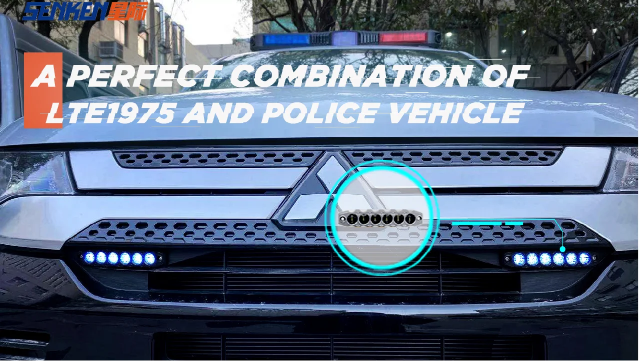 SENKEN Ultra Thin Vehicle LED Emergency Strobe Flashing Mini Warning ...