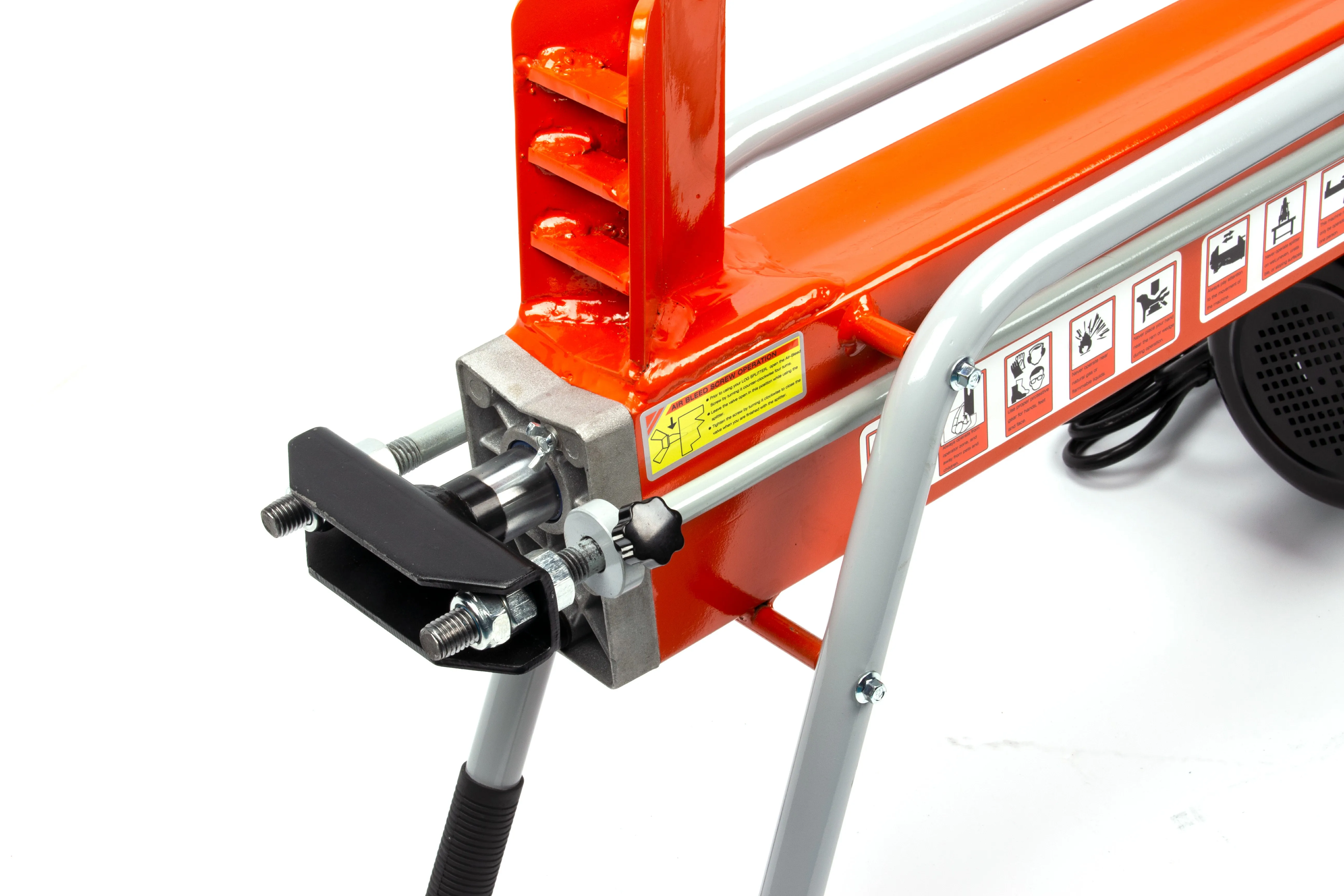 HYSTRONG Small 8T Electric Motor Wood Processor Horizontal Log Splitter ...
