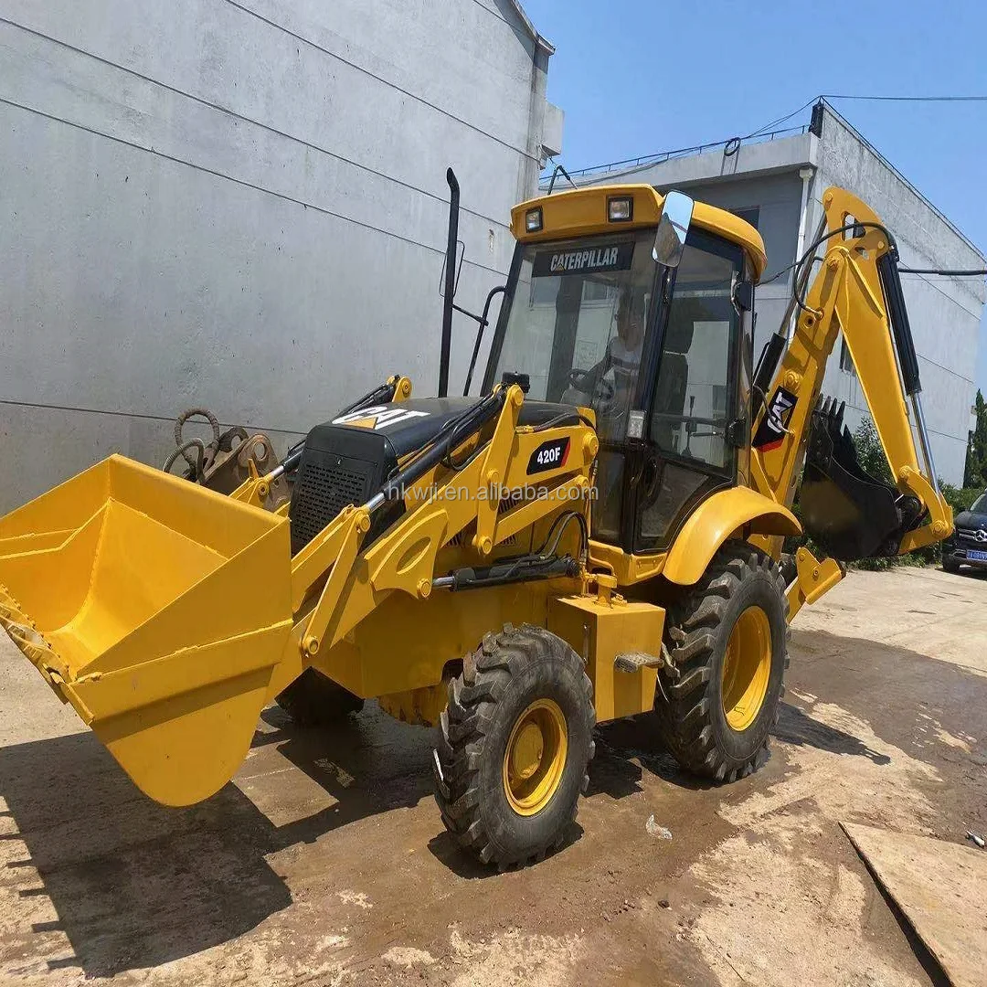 Original Japan Caterpillar Backhoe Loader 420F Second Hand Cat Retro ...