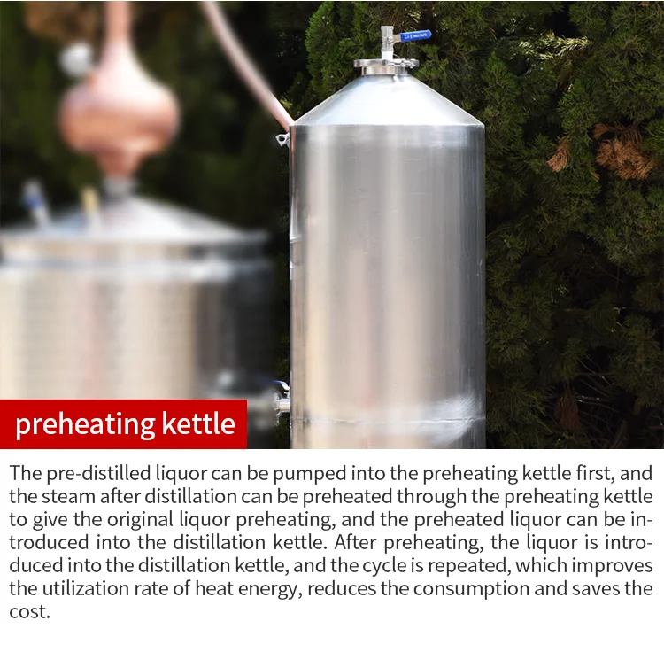 250Liter Red Copper Gourd Brandy Still Pot Still Distillation Machine ...