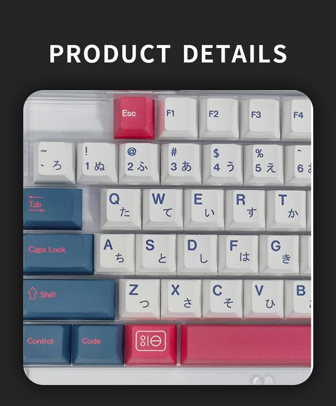 5 Sides Thermal Sublimation Keycaps Pbt Cherry Mda Xda Profile ...