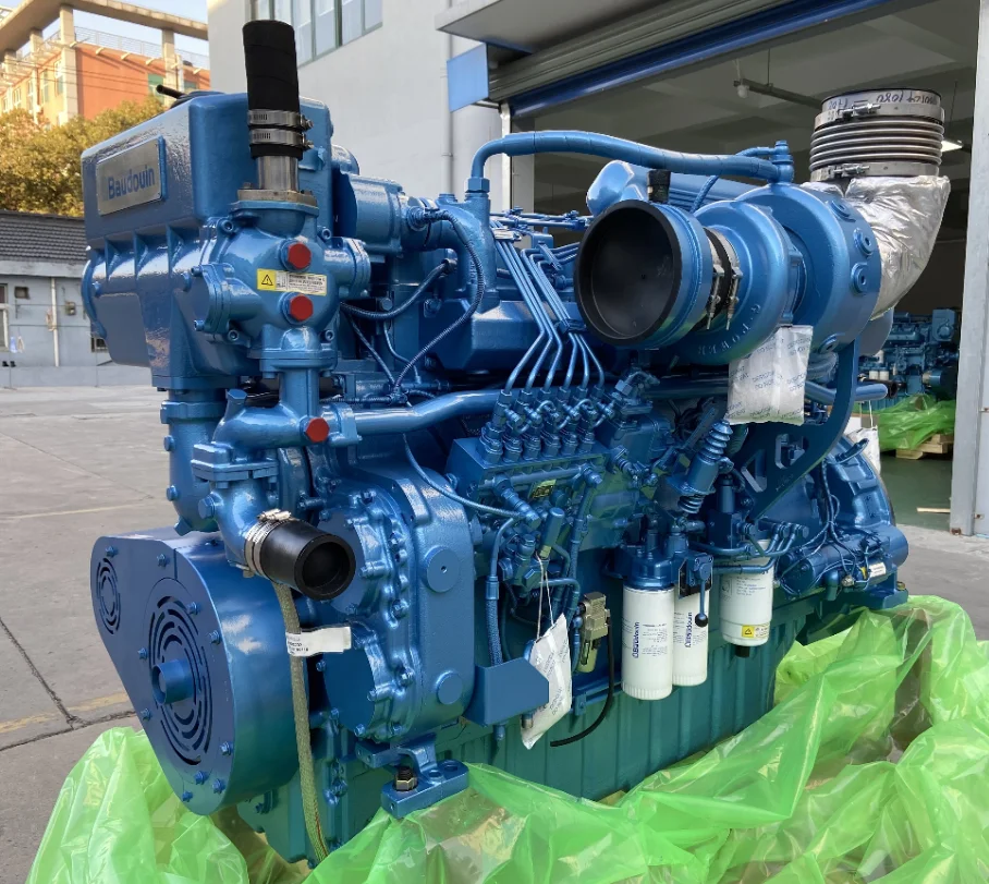 Weichai 6M26 Series Heat Exchanger 450hp 1800rpm Diesel Marine Engine