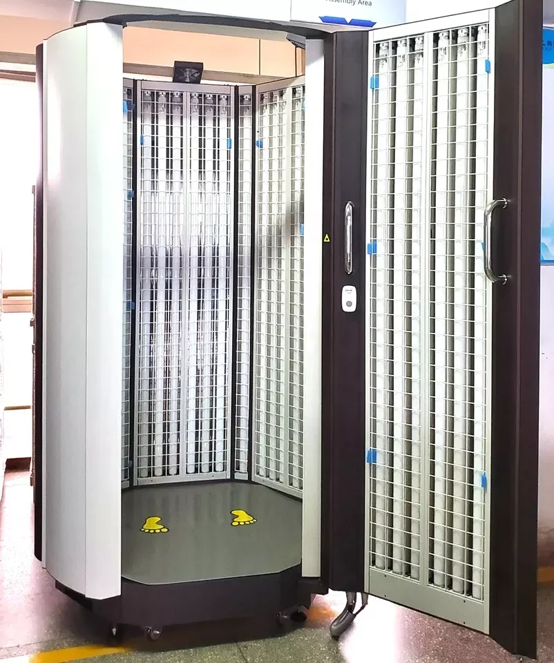 Dermatology Compact Full Body Phototherapy Cabin With 40 100w Uvb Tubes ...
