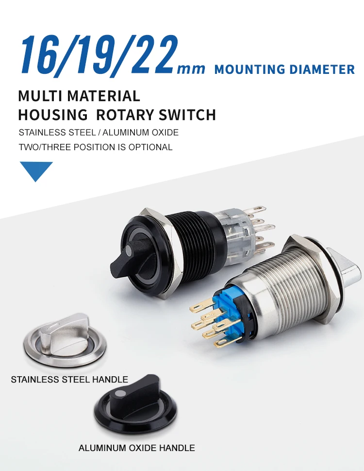 16mm Emergency Stop And Key Switch For Laser Machine Tubular Automotive ...