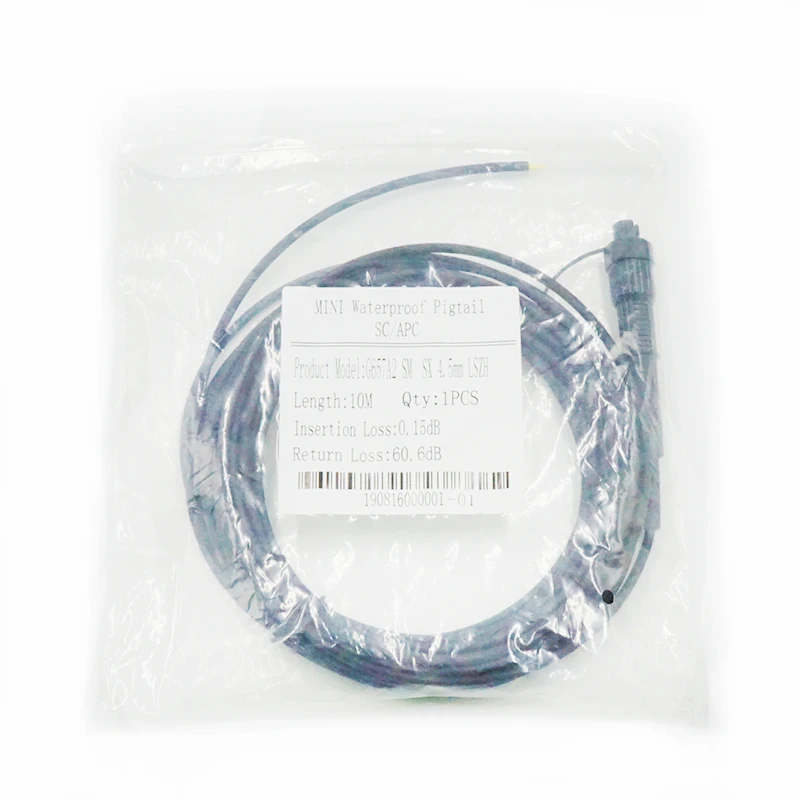 Manufacturing Ip67 G657a2 Mini Fiber Optic Pigtail Cable 30m With New ...