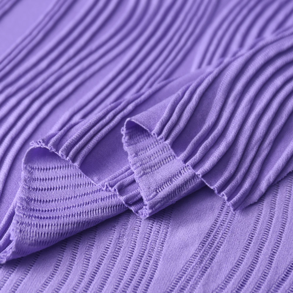 Large Wave Vertical Wrinkled Bubble Texture 3D Jacquard Embossed ...