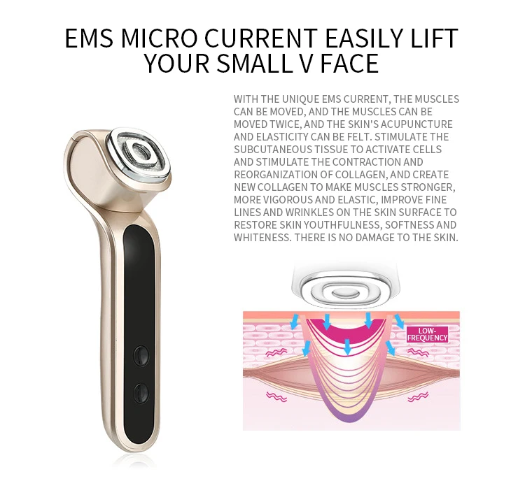 Electroporation And Lifting Skin Firming Microcurrent Face Lift Rf ...