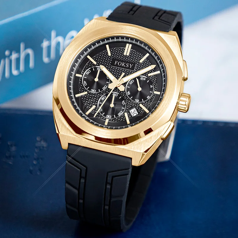 Shop High End Wrist Quartz Men’s Watch with 316L Stainless Steel Case Back