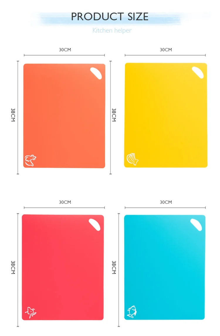 Wholesale Food Grade Pp Food Meat Chopping Blocks Non-slip Kitchen ...