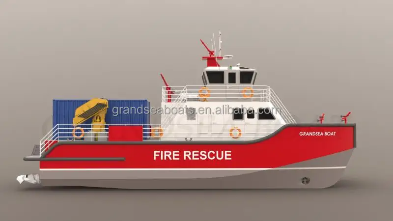 Grandsea 70ft Aluminium Catamaran - Inboard Engine Rescue Boat