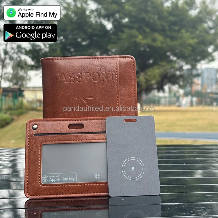 Apple Mfi Certified Wireless Charging Air Card Wallet Finder Find My ...