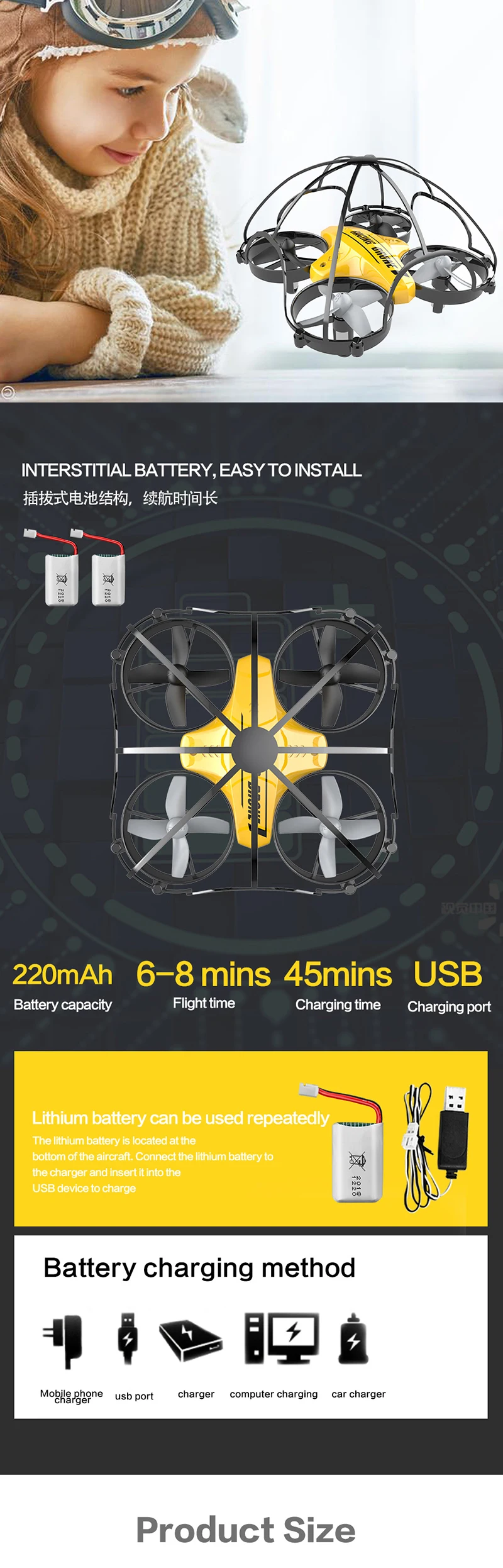 Beginner-friendly Programmable Drone for Primary Education