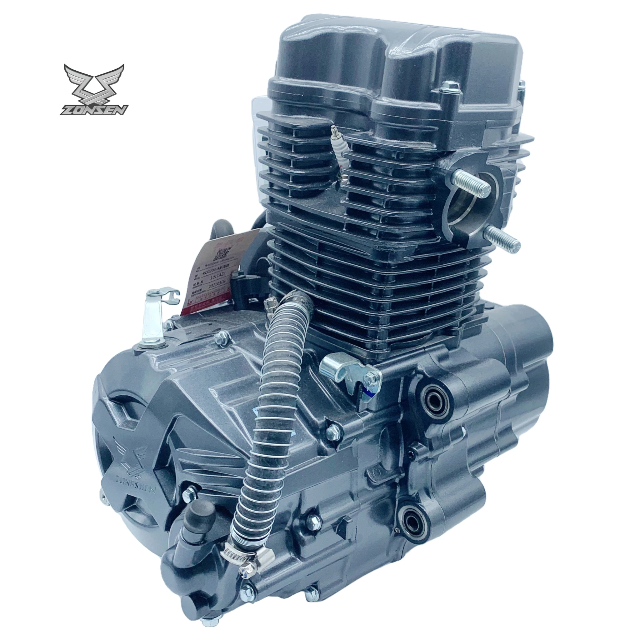 Zongshen Tsunami CG200-A Engine 4 Stroke 200cc 400cc Motorcycle Travel ...