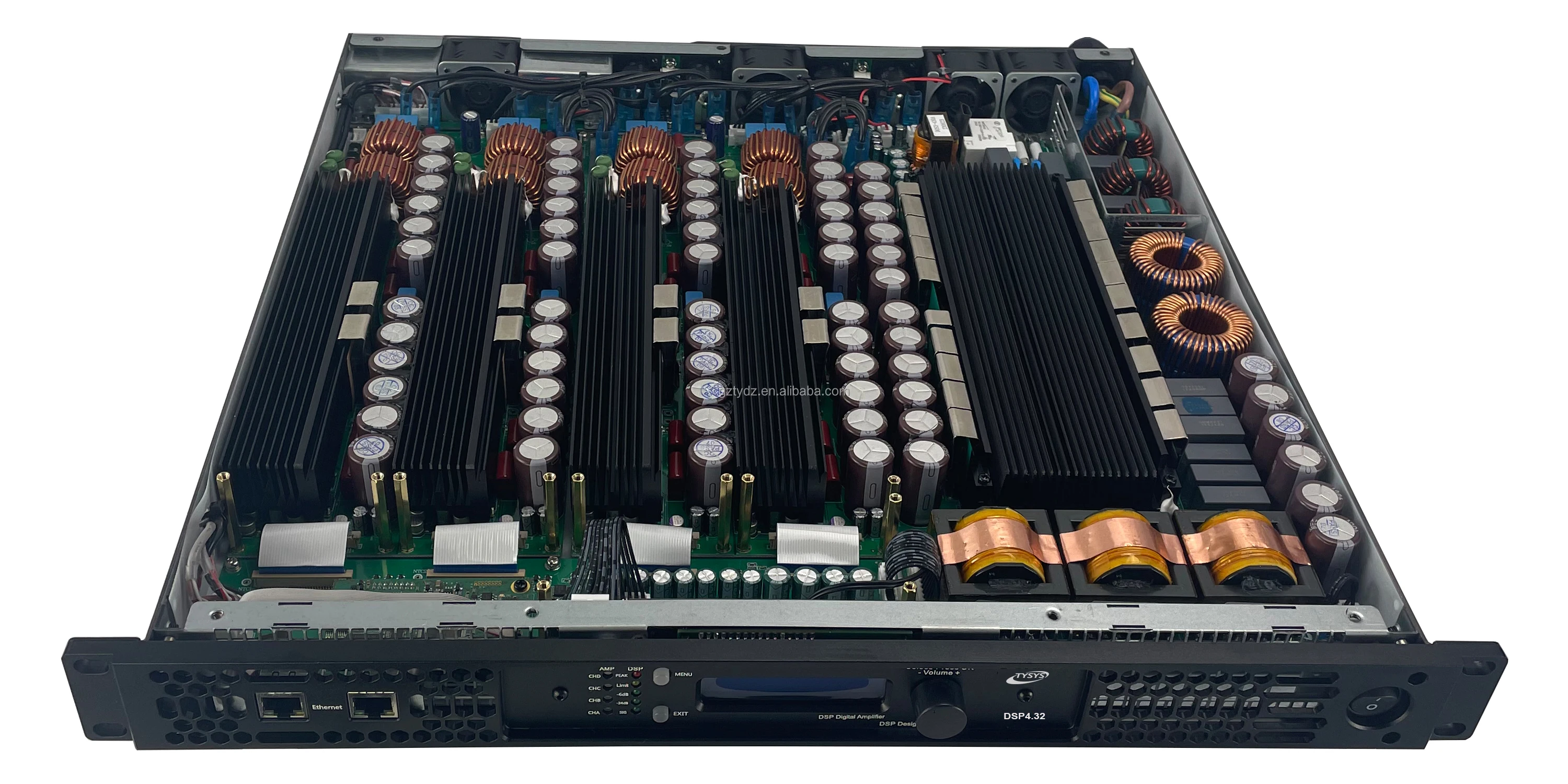 Class D Amplifier 3000w Rms 1u 100v Dsp Amplifier - Buy 1u 100v Dsp ...