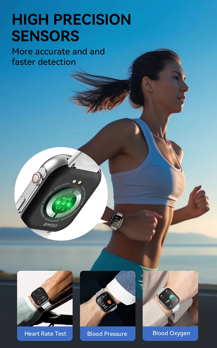 BWOO Smart Watch 2024 - Versatile and Durable for Women
