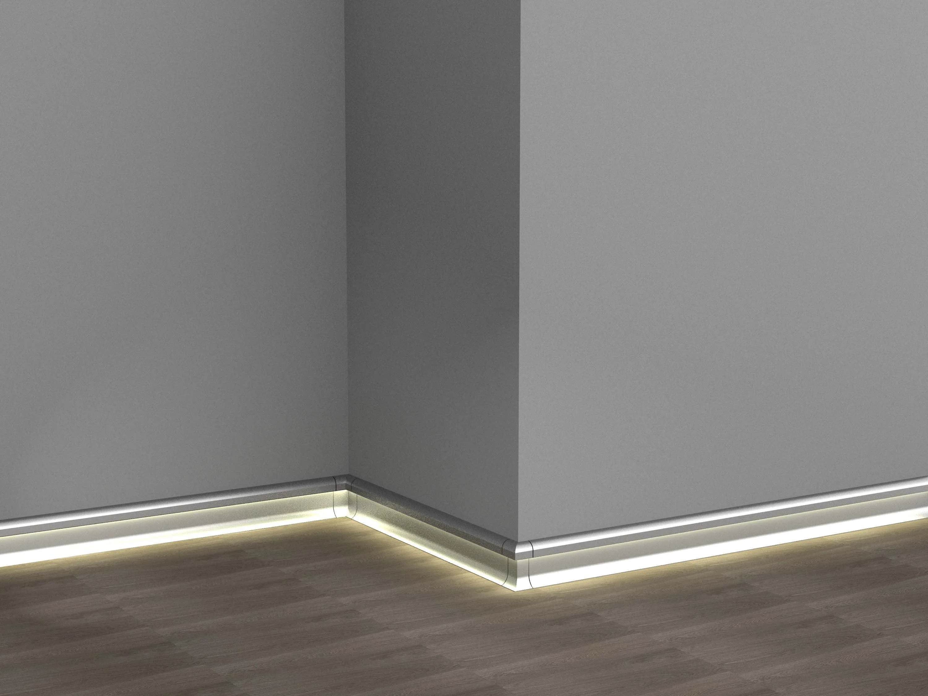 Aluminum Linear Profile Skirting Board - Buy Ceiling Skirting Board ...