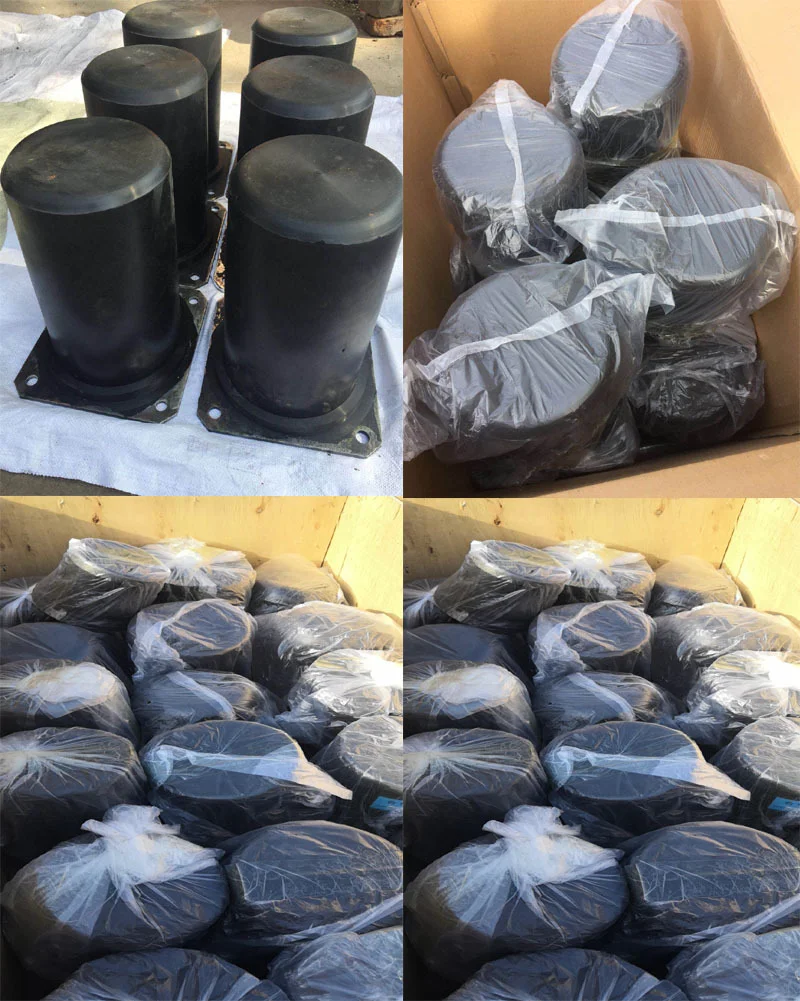 Customized Natural Rubber Anti-vibration Rubber Buffer Damper NR Rubber ...
