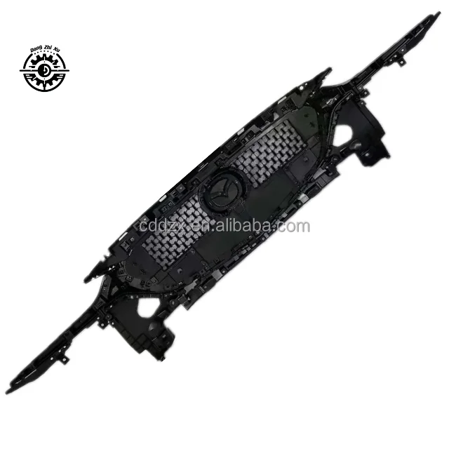 Body Kit Accessories Plastic Front Bumper Grille Assembly With Strip ...