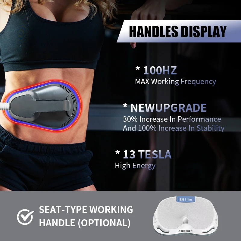 Small Tesla Emslim Neo Massage Body Sculpt Mini Ems Muscle Stimulate ...