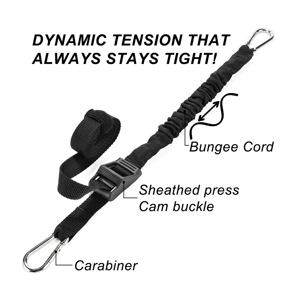 Spring Loaded Cam Buckle with Silicon Rubber Case 8# Carabiner