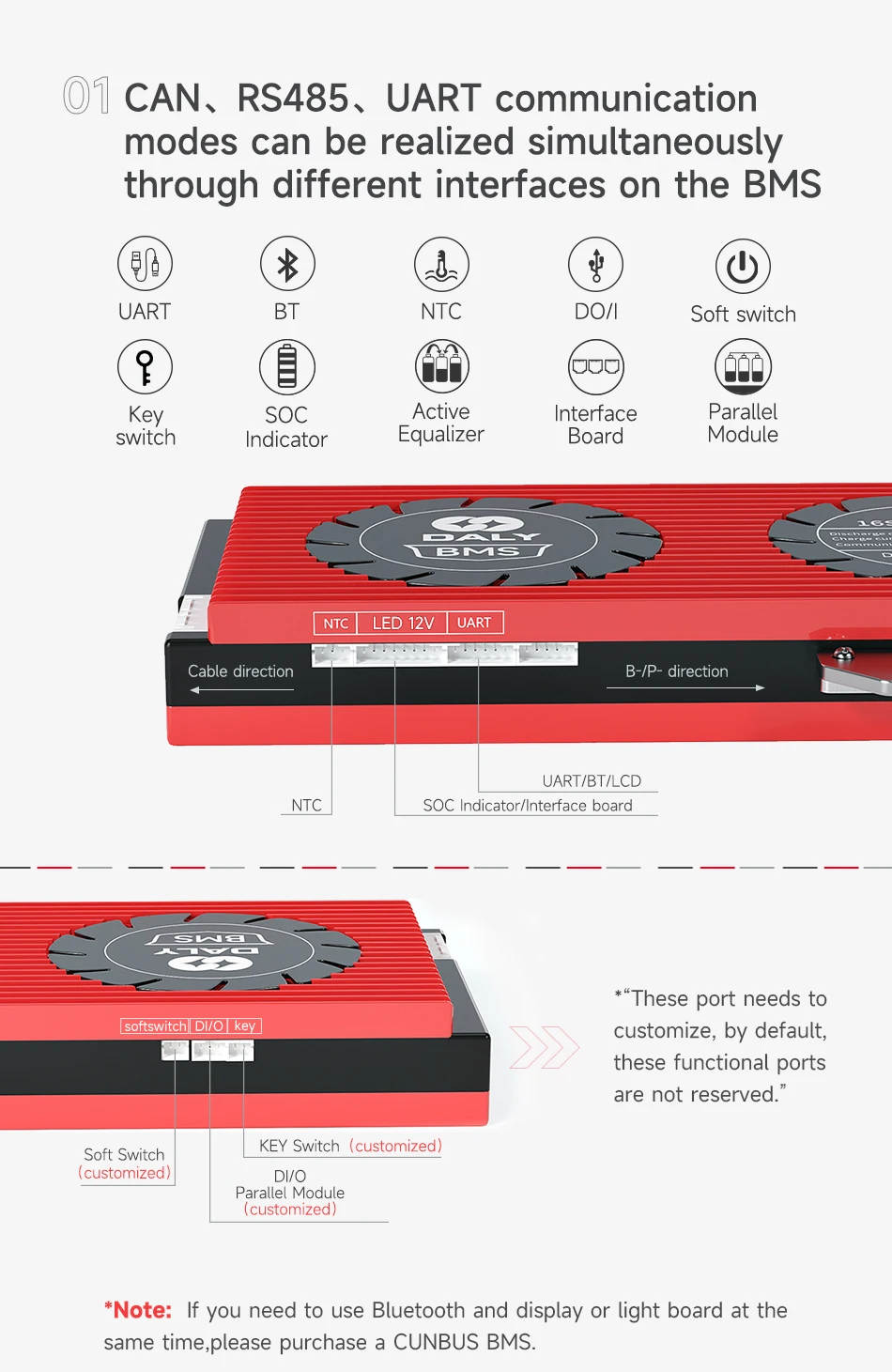 Daly BMS 500A - Reliable Battery Management for Energy Storage