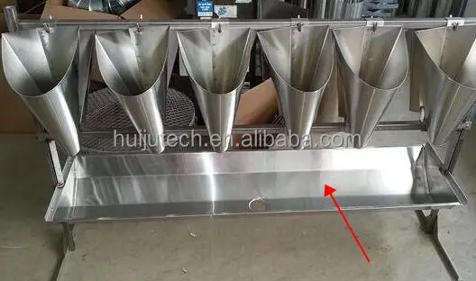 Small Scale 5 Cones Chicken Killing Bloodletting Table Poultry ...