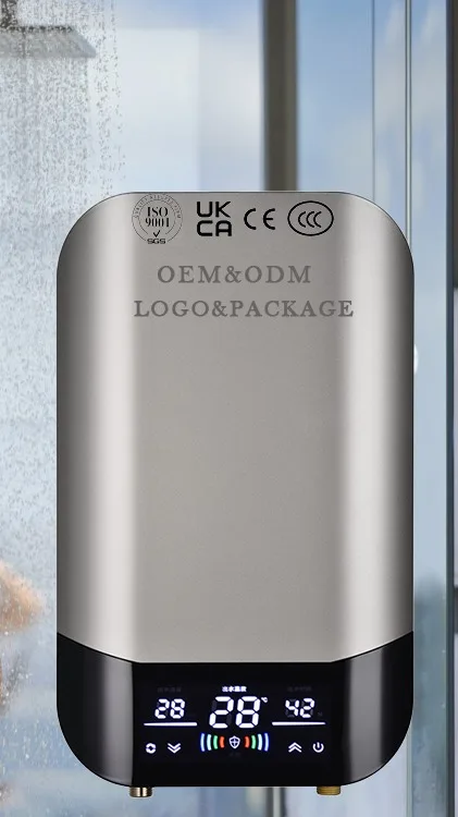 Hot Big Power Digital Shower With Switch Instant Electric Hot Tankless ...